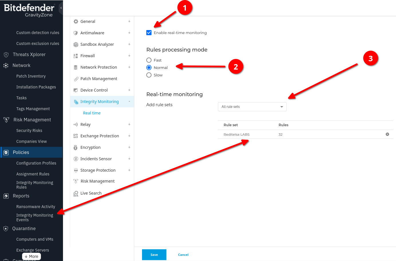 Bitdefender File Integrity Monitoring (FIM)